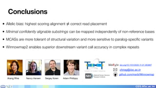 Winnowmap2: A long read mapping method for highly repetitive reference ...