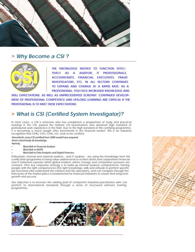 Csi 2009 Main Brochure | PDF