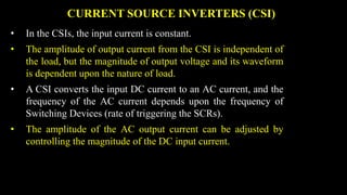 Current Source Inverter | PPTX