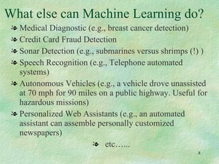 CSI 5387: Concept Learning Systems / Machine Learning | PPT