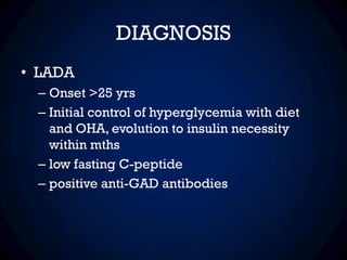 Diagnosis of Diabetes Mellitus | PDF