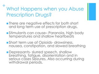 Contemporary Social Issue Presentation on Prescription Abuse | PPTX