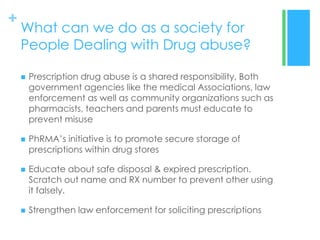 Contemporary Social Issue Presentation on Prescription Abuse | PPTX