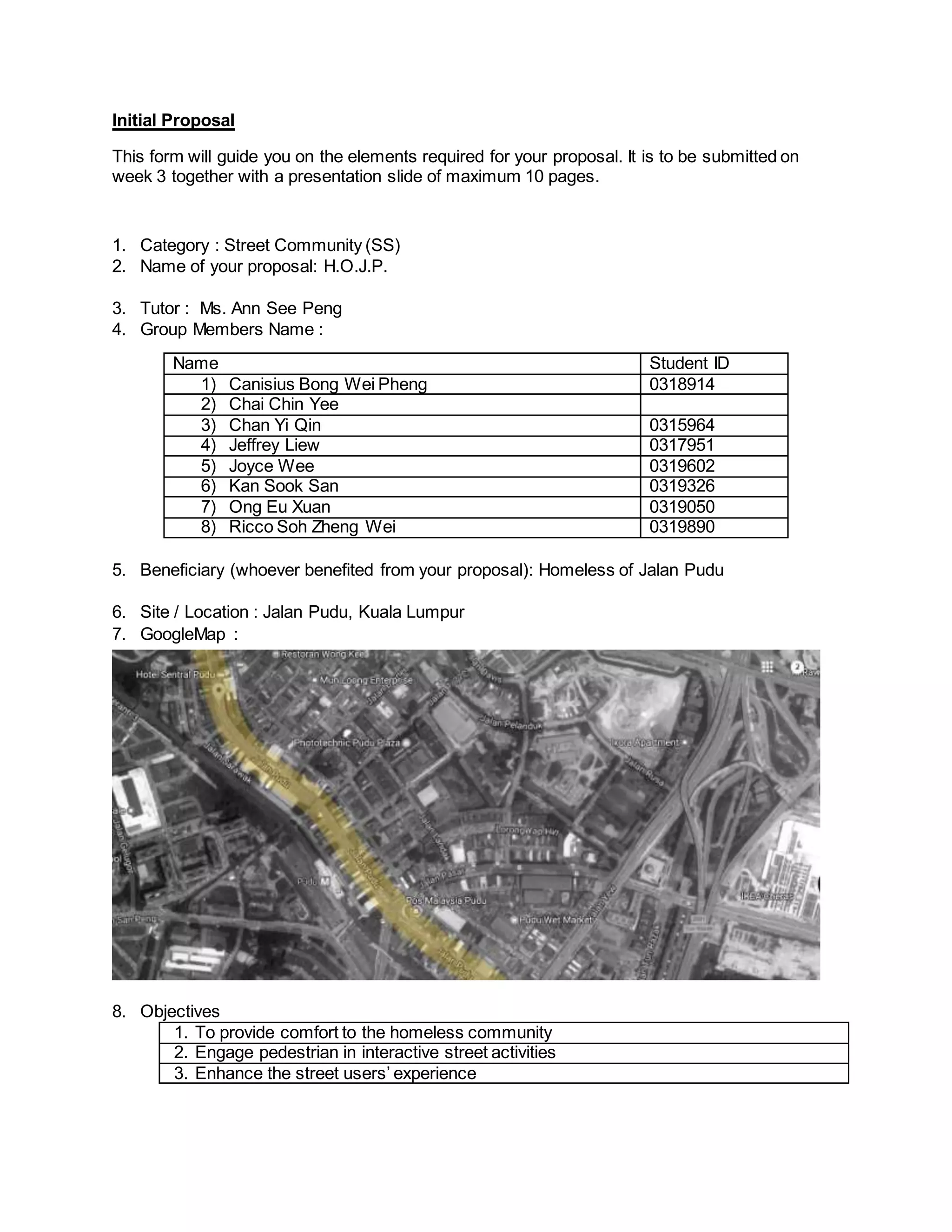 CSI sample proposal | DOCX