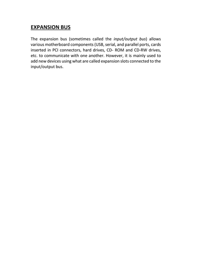 3. Component of computer - System Unit ( CSI-321) | PDF