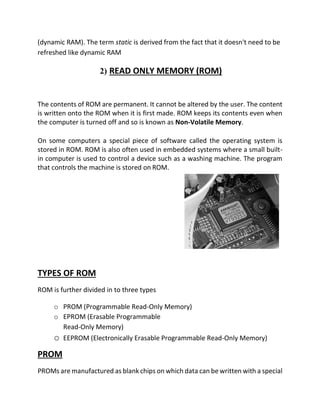 3. Component of computer - System Unit ( CSI-321) | PDF