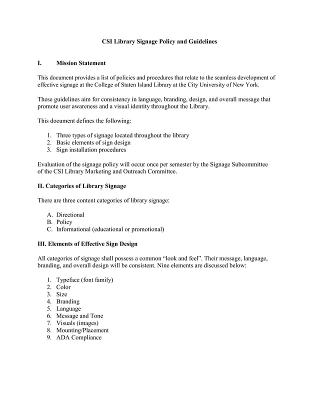 Effective Library Signage: Tips, Tricks, & Best Practices (Sample ...