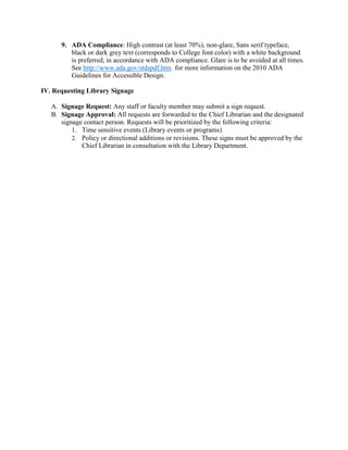 Effective Library Signage: Tips, Tricks, & Best Practices (Sample ...