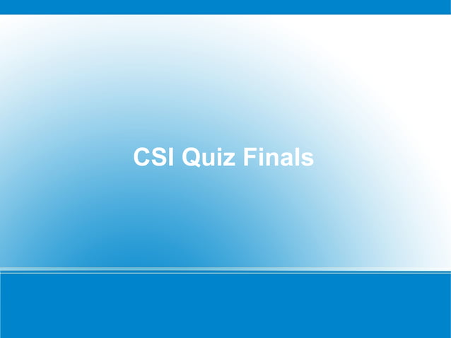Csi quiz-withanswers | PDF | Programming Languages | Computing
