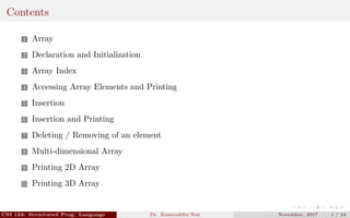 Arrays in C | PPT