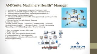 Csi 2130 machinery health analyzer | PPTX