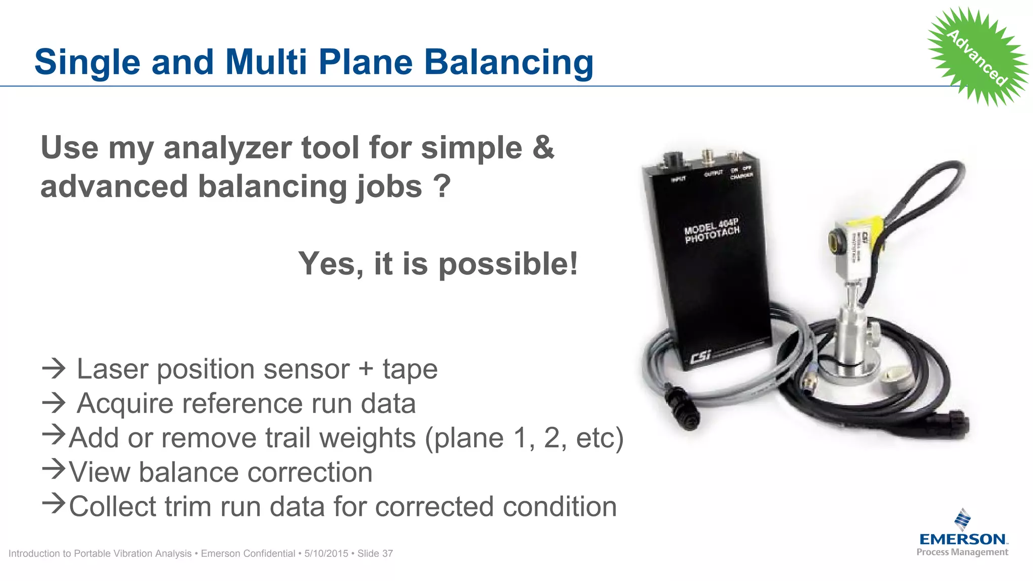 Vibration Analysis, Emerson Makes it Easy for You | PPT