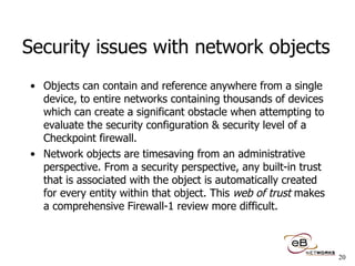 Auditing Check Point Firewalls | PPT
