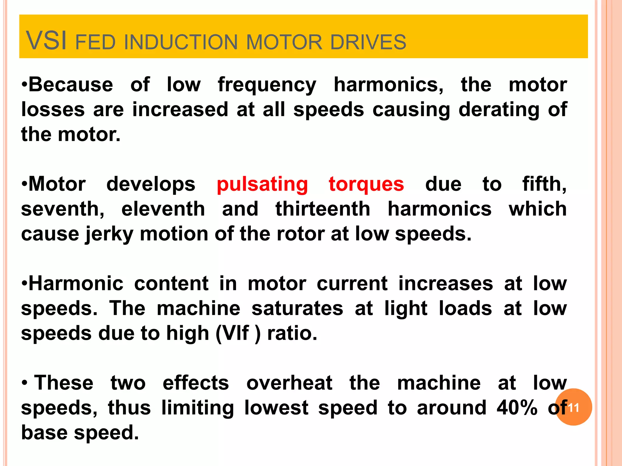 CSI and vSI fed induction motor drives | PPTX