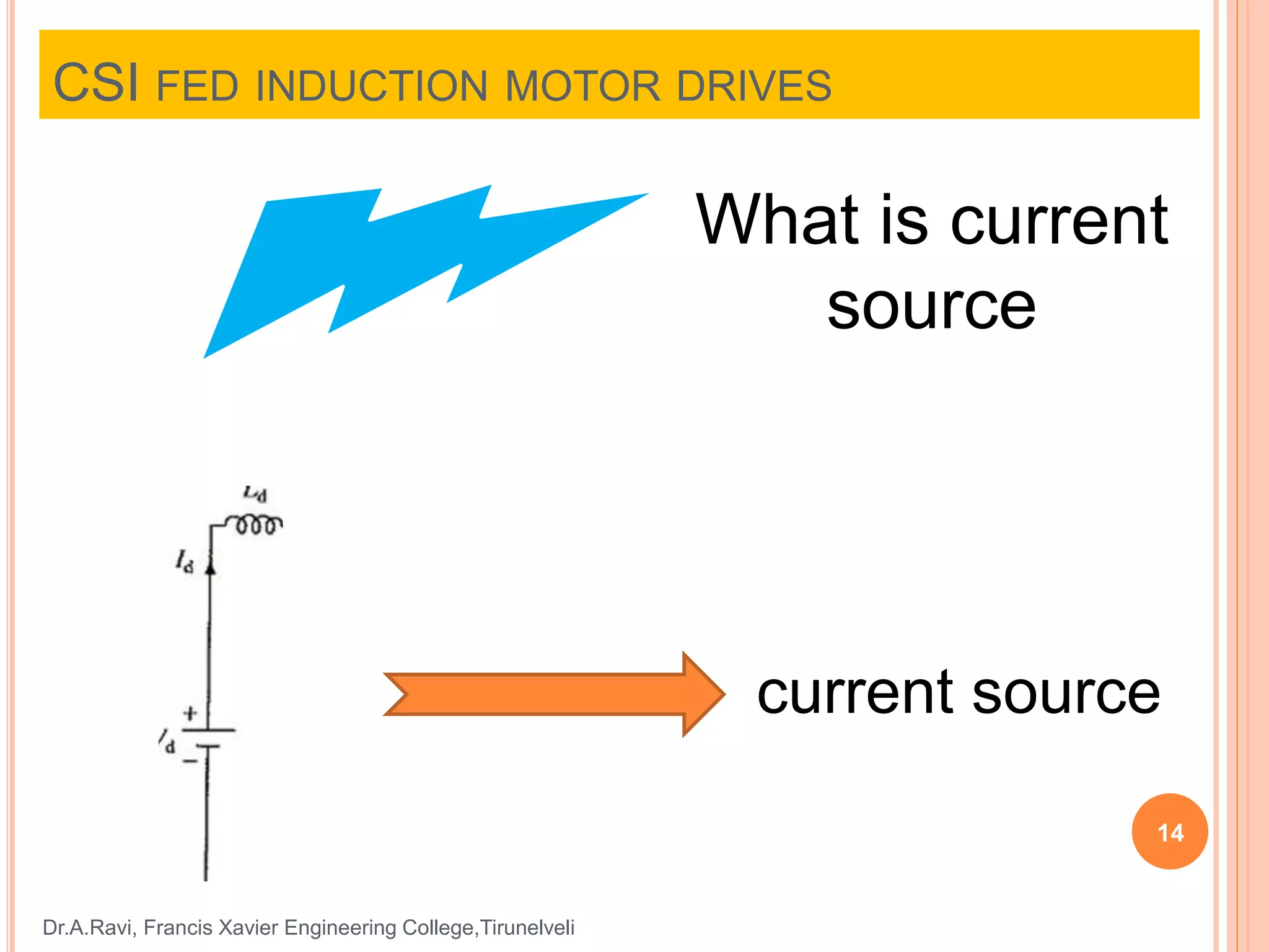 Csi And Vsi Fed Induction Motor Drives Pptx