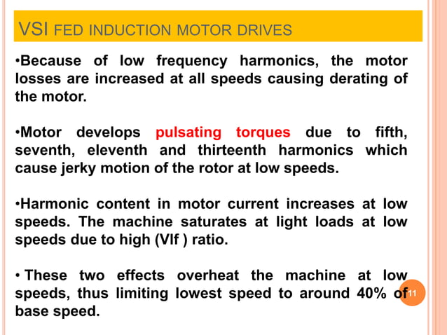 CSI and vSI fed induction motor drives | PPTX | Radio Control | Hobbies ...