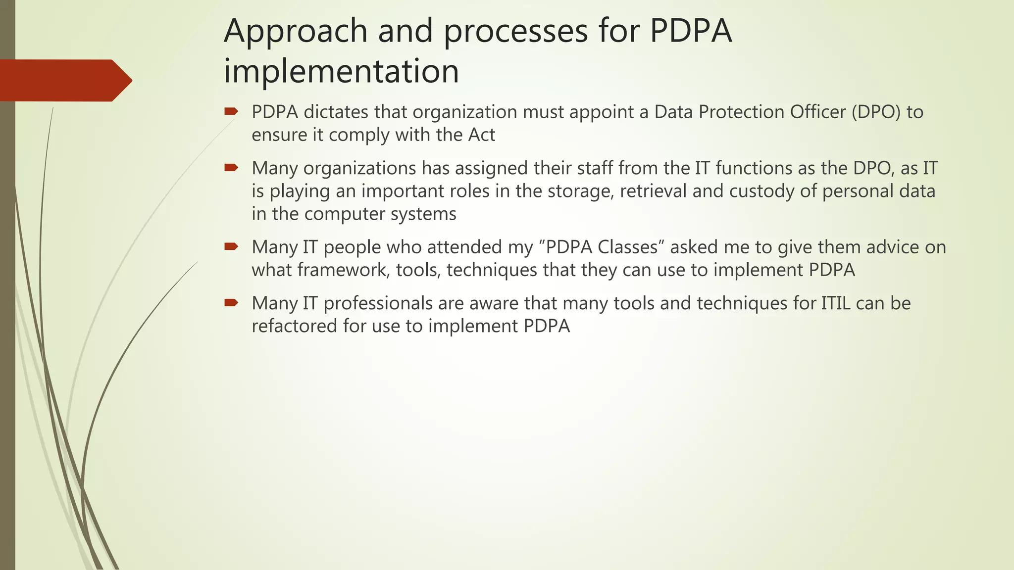 ITIL CSI approach for PDPA Management | PPT