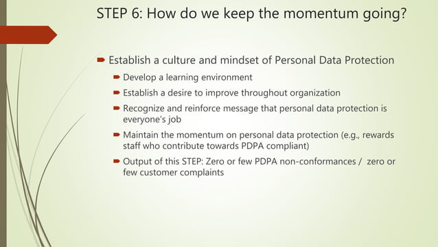 ITIL CSI approach for PDPA Management | PPT