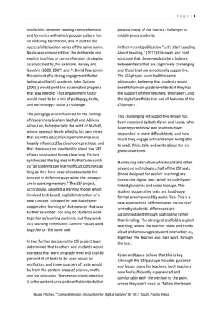 Comprehension Instruction for Digital Natives | PDF | Education industry | Industries