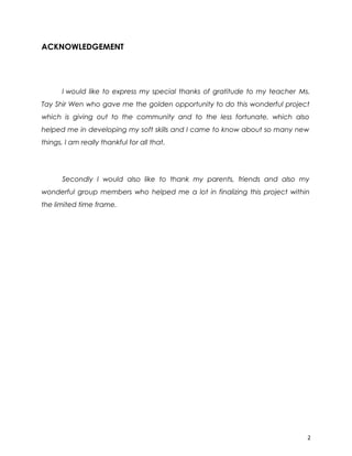Community Service Individual Report | DOC