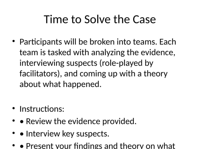 CSI_Challenge_Uncovering_The_Ashes.pptx... | PPTX | Crime & Harmful ...