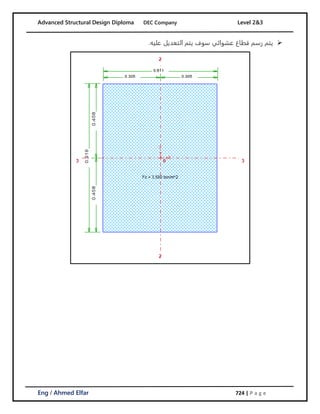 م_احمد الفار CSI Column شرح برنامج | PDF