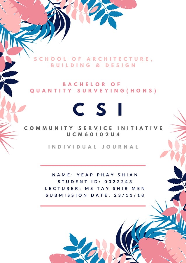 CSI JOURNAL cover page | PDF