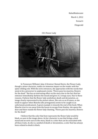 Csi flower lady | DOCX