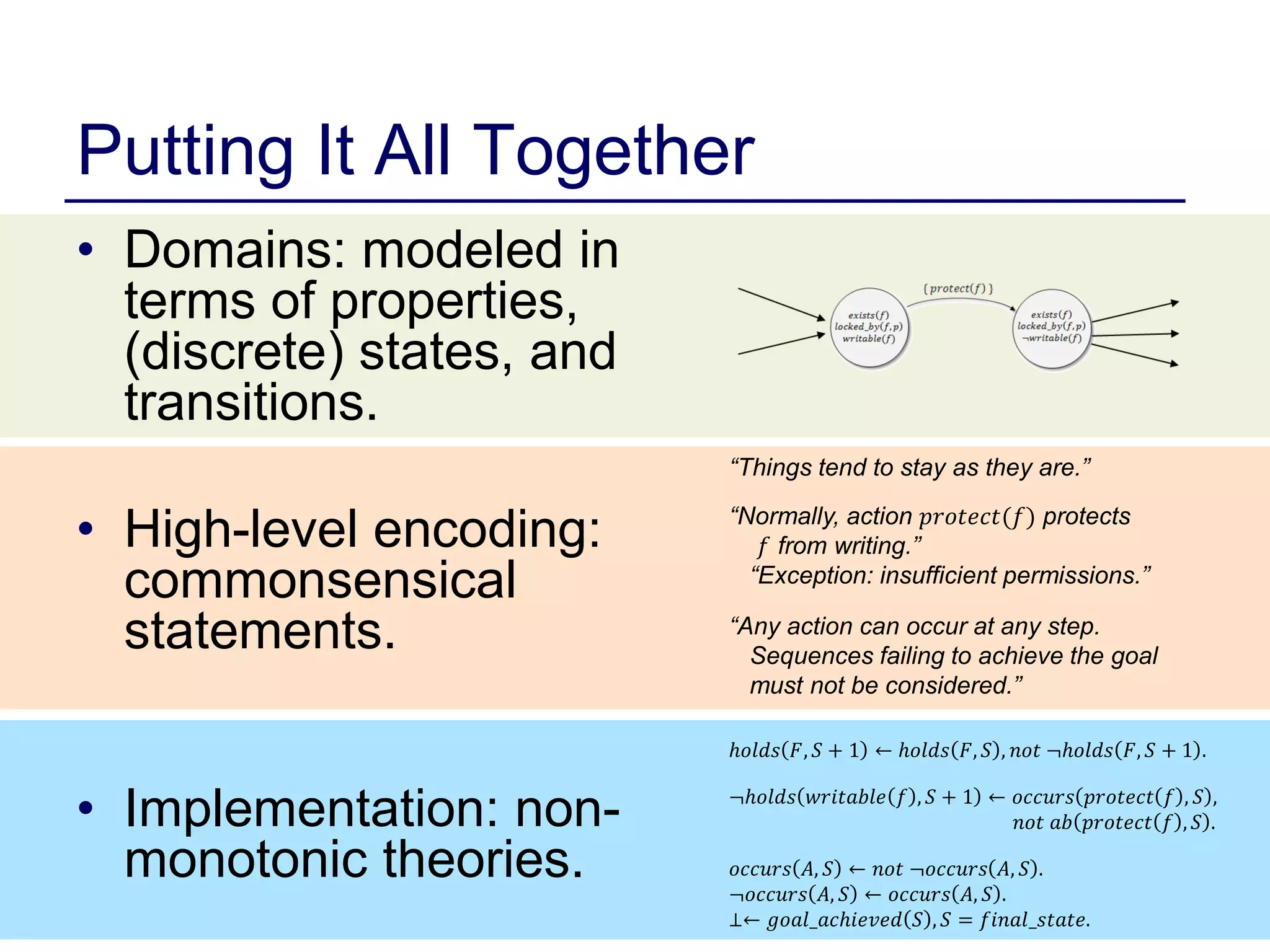 Theoretical and Practical Aspects of Knowledge Representation and ...