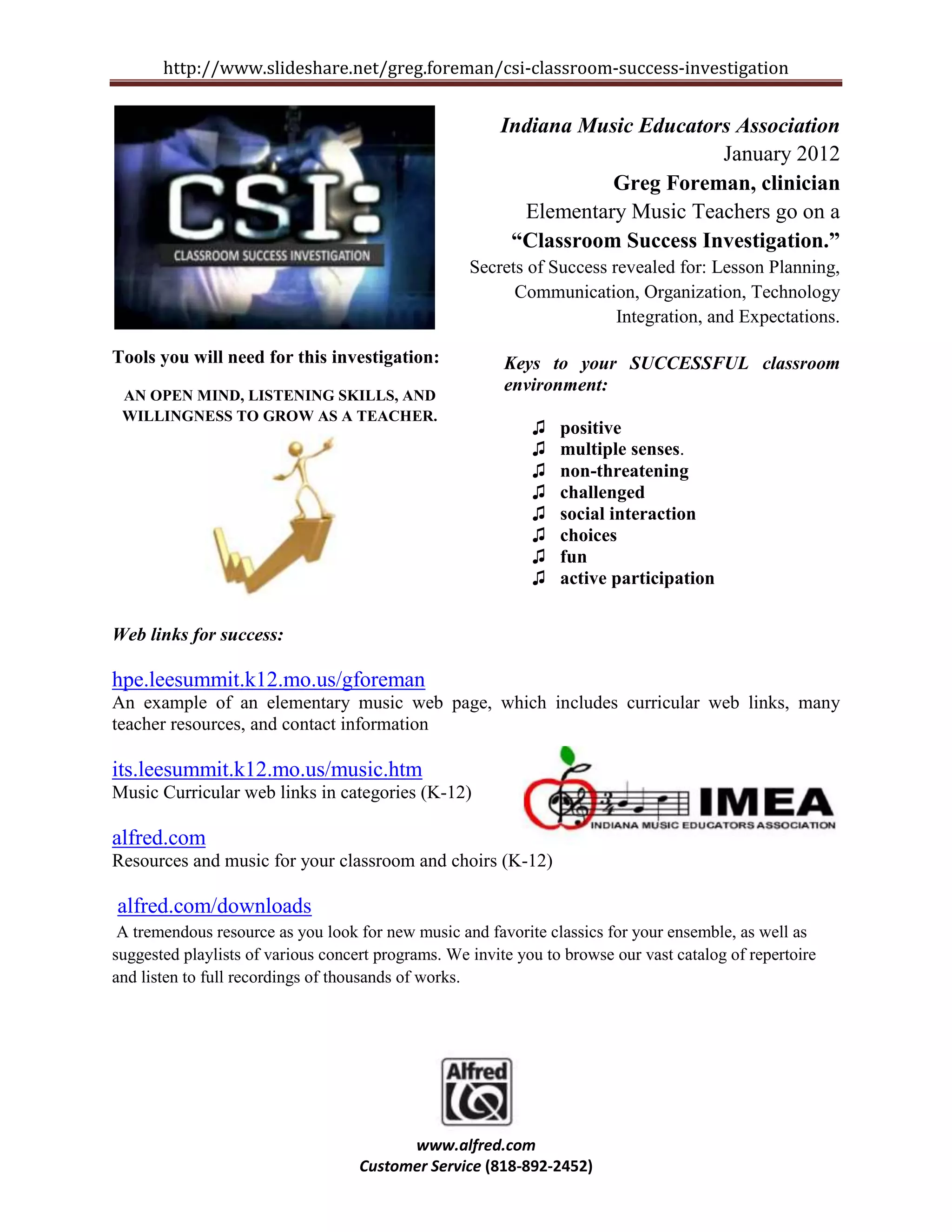 CSI: Handout | DOCX