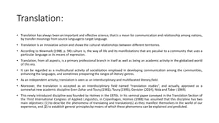 CSI in Translation.pptx | Programming Languages | Computing