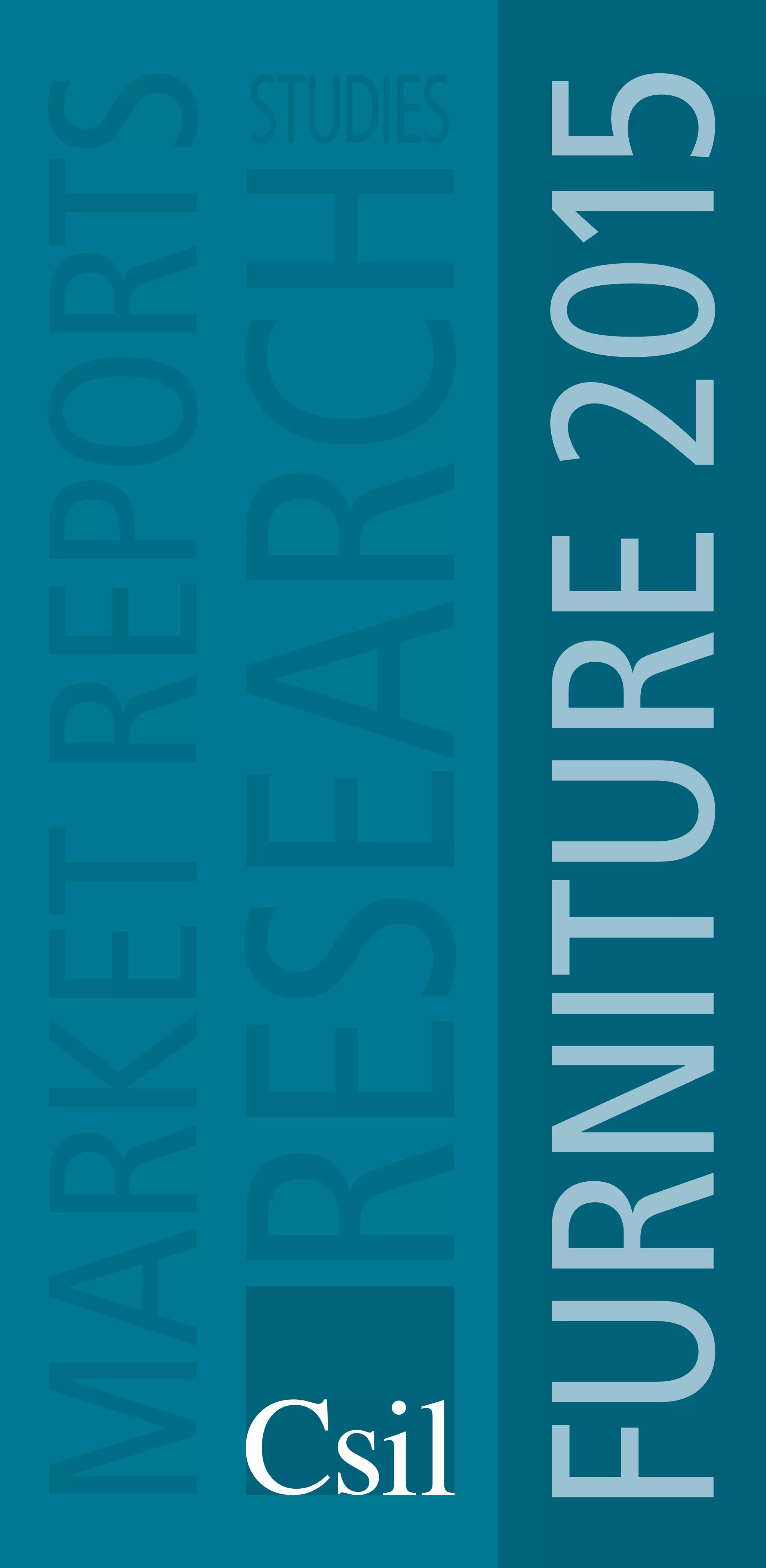 CSIL Furniture Market Research 2015 Catalogue | PDF