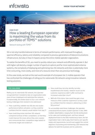 How a leading European operator is maximizing the value from its ...