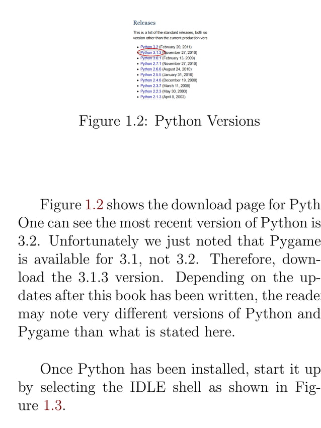 Introduction to Computer Science Using Python and Pygame