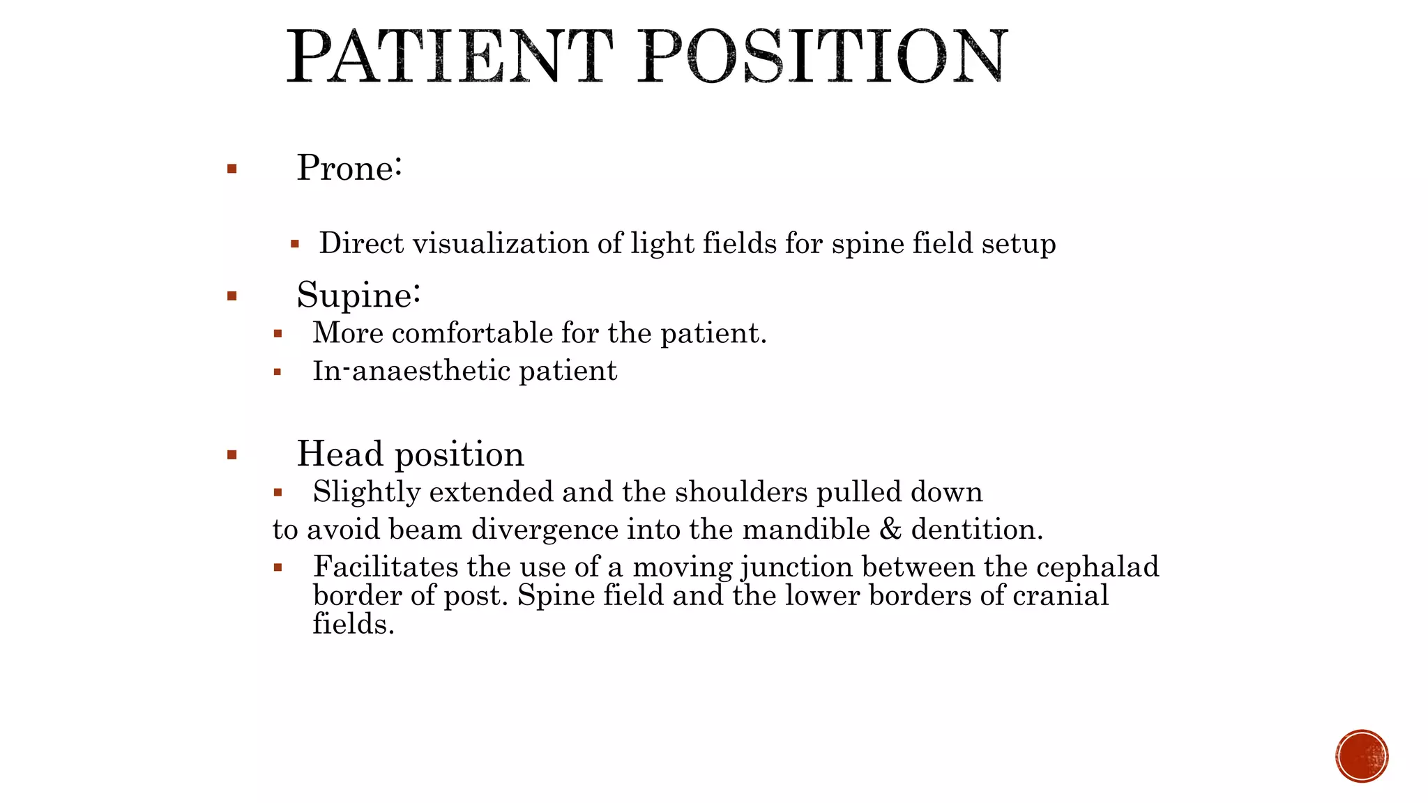 CRANIOSPINAL IRRADIATION-PART 1 | PPTX