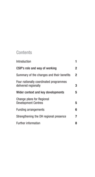 CSIP Change Brochure | PPT