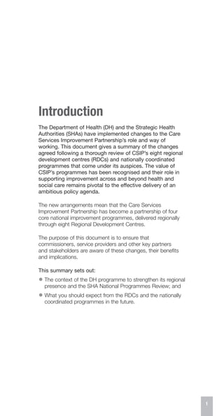 CSIP Change Brochure | PPT