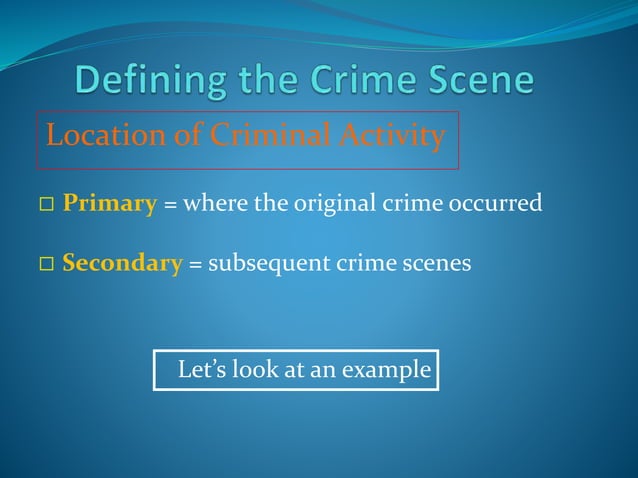 Csi ppt | PPTX | Crime & Harmful Acts to Individuals, Society & Human ...