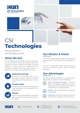CSI Promotional Brochure | PDF