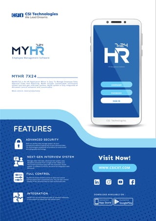 CSI Promotional Brochure | PDF