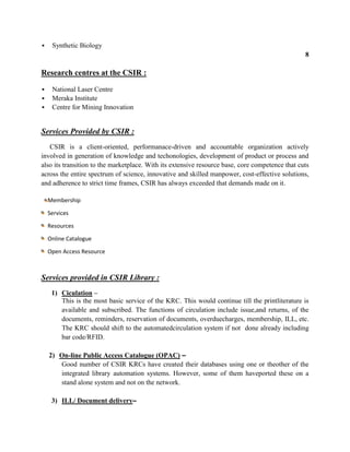 CSIR | DOCX
