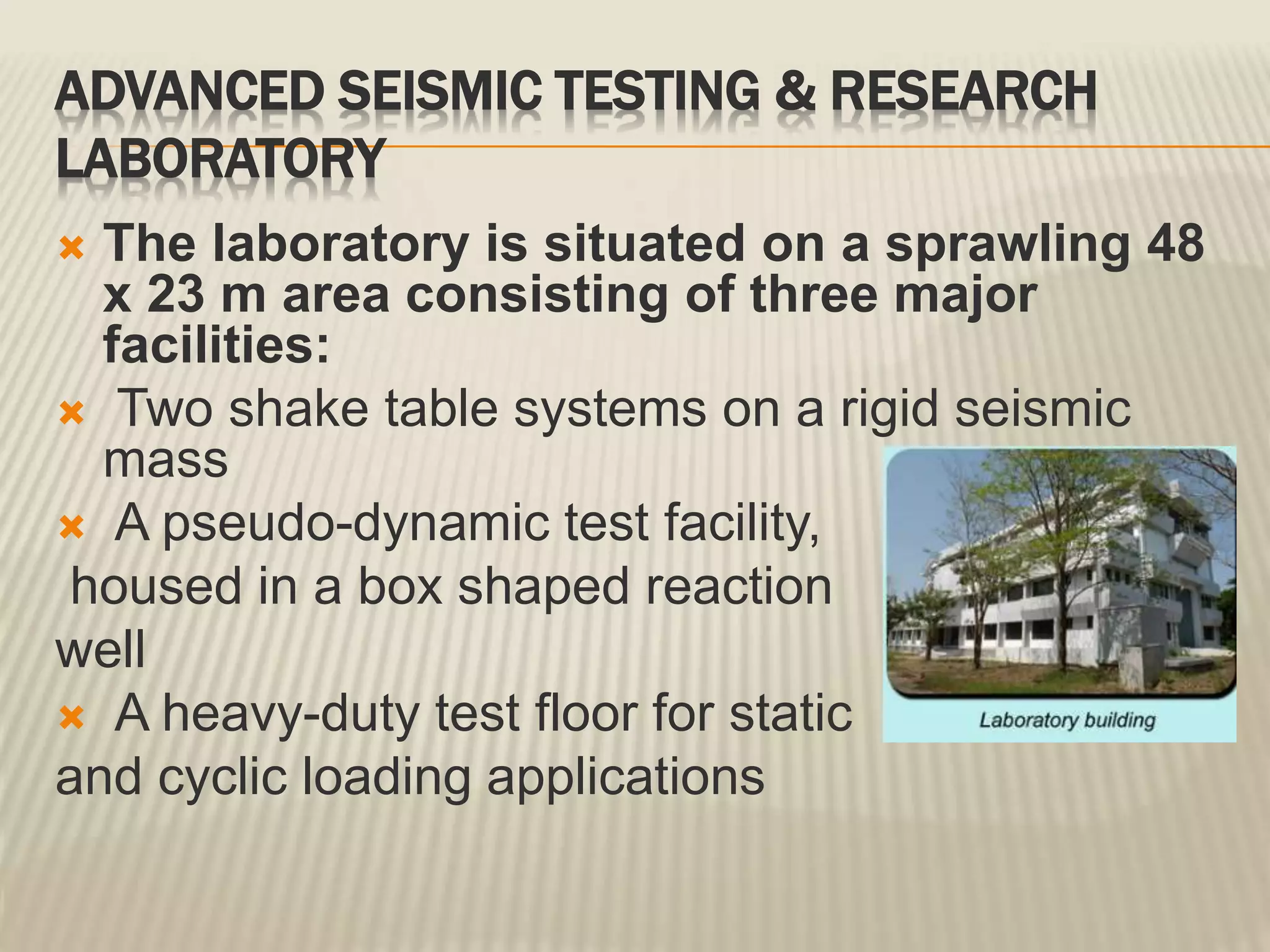 Csir -STRUCTURAL ENGINEERING RESEARCH CENTRE (SERC) CHENNAI,INDIA. | PPTX