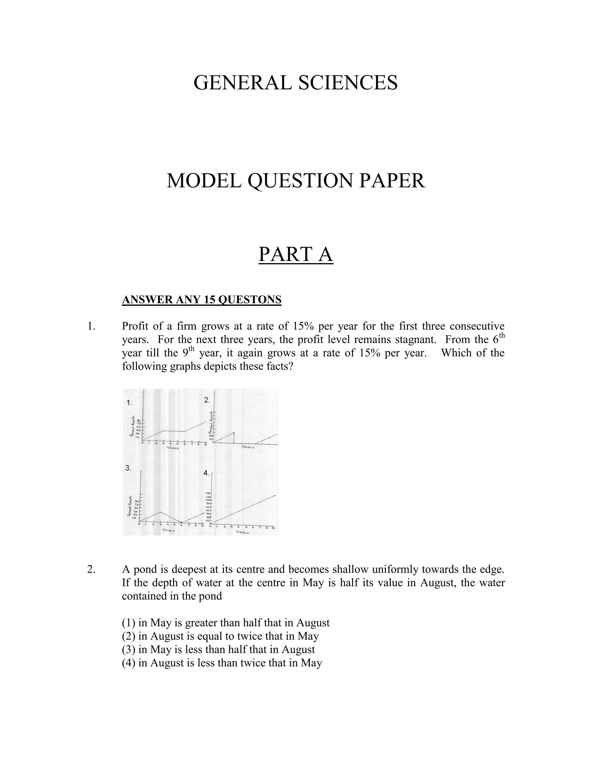 C S I R Sample June 2011 | PDF