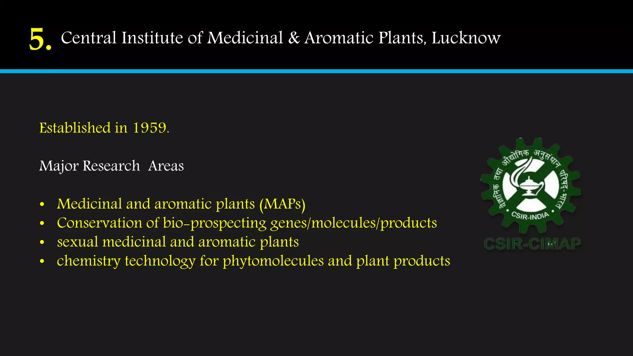 CSIR Labs : 38 Labs in India | PPTX