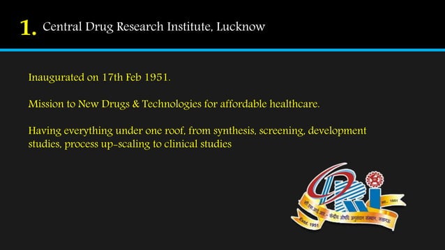 CSIR Labs : 38 Labs in India | PPTX