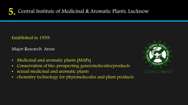 CSIR Labs : 38 Labs in India | PPTX
