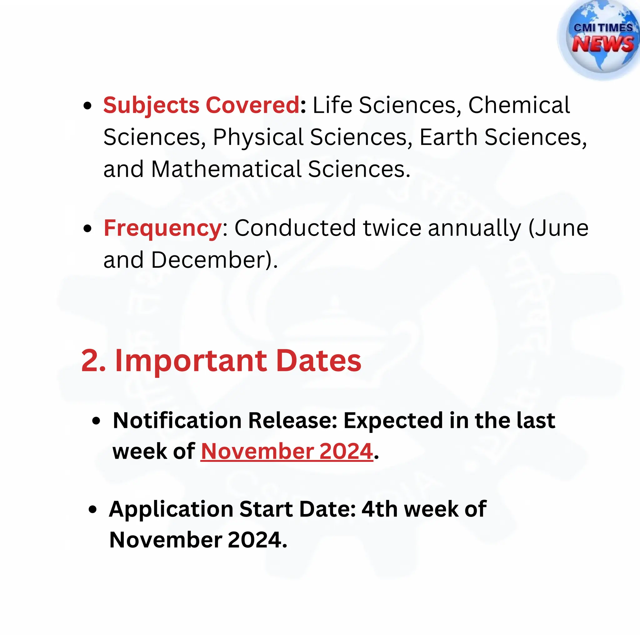 CSIR NET December 2024 Exam: All You Need to Know | PDF