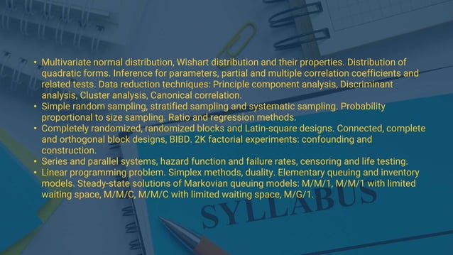 CSIR NET Maths Syllabus | PPTX | Physics | Science