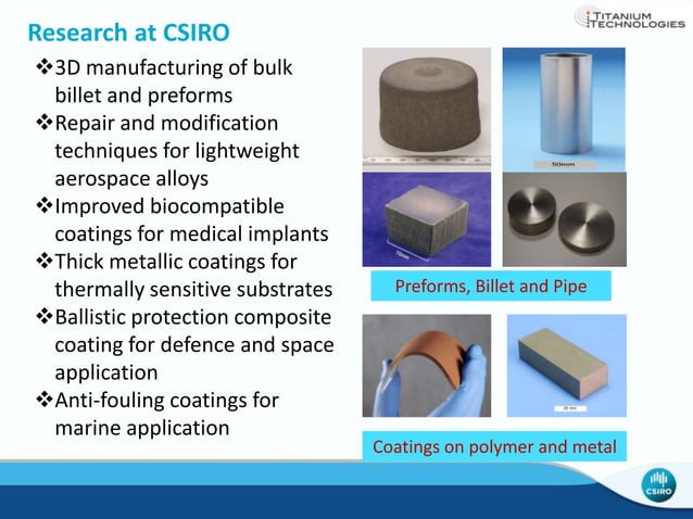 CSIRO Additive Manufacturing - Aug 14 | PPT