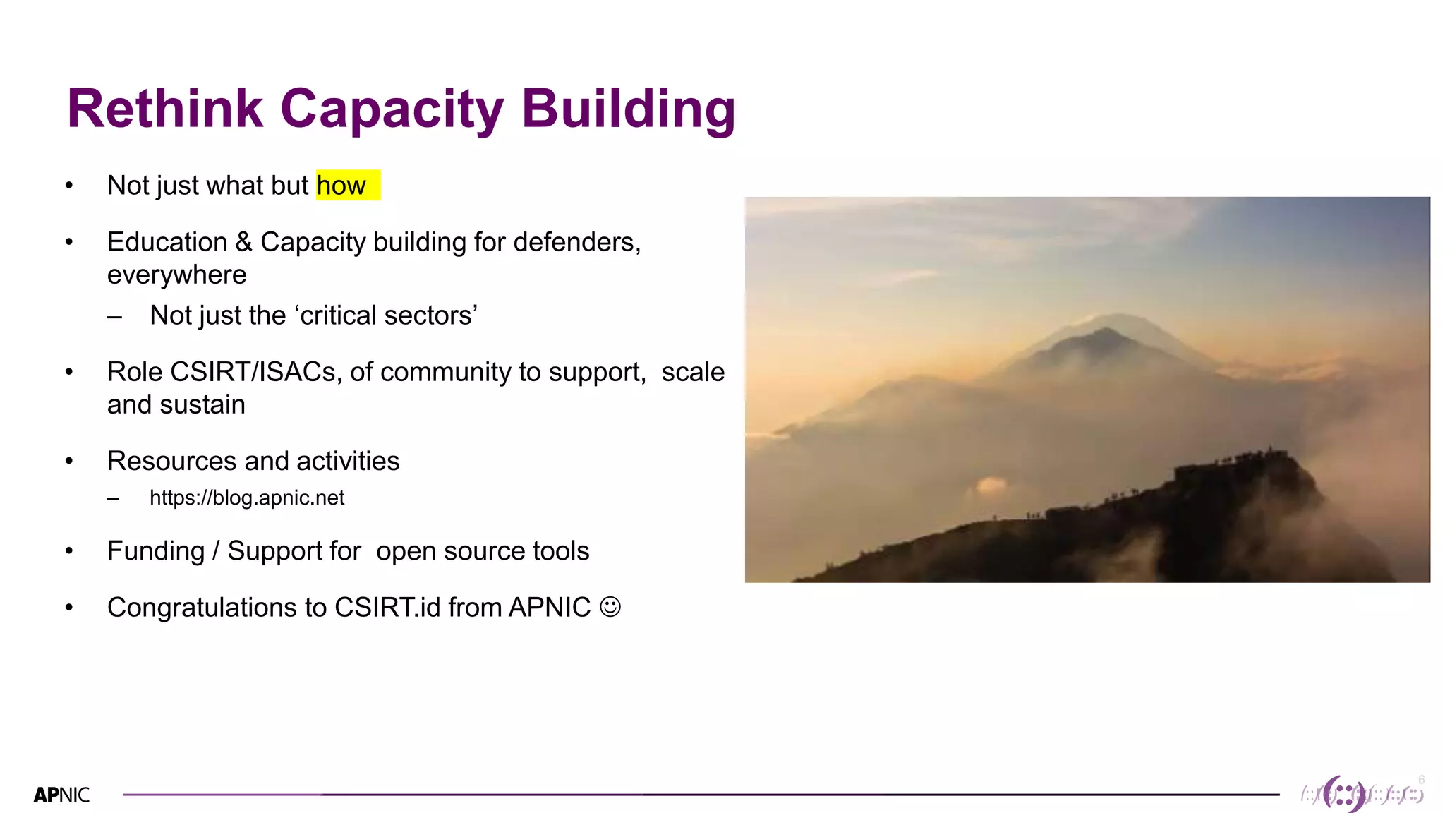 Event: Cyber resilience and the role of CSIRTs/ISAC in Capacity ...